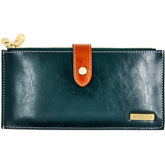 Accessories | Andoilt Womens Genuine Leather Wallet Rfid Blocking ...